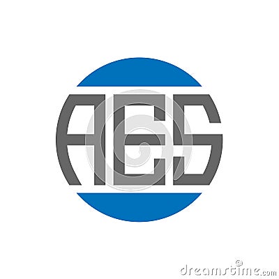 AES Letter Logo Design On White Background. AES Creative Initials ...