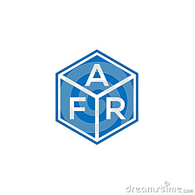 AFR Letter Logo Design On Black Background. AFR Creative Initials ...