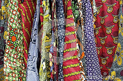 African Cloth Patterns Stock Photo - Image: 60060163