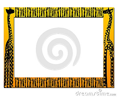 African Frame Royalty Free Stock Photos - Image: 19555448