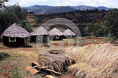 African Village Royalty Free Stock Photography - Image: 5275637