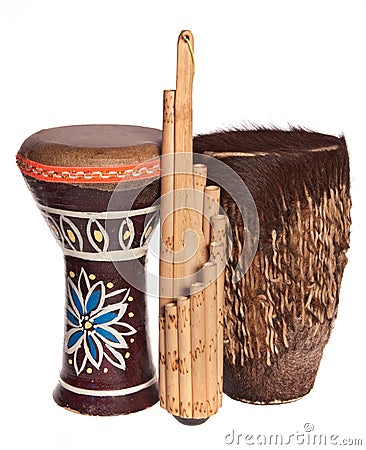 Afrikanische Ethnische Musikinstrumente Lizenzfreies Stockbild - Bild ...
