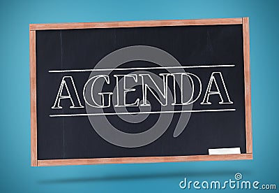 Agenda Escrita Em Letras Principais Grandes Imagens de Stock Royalty ...