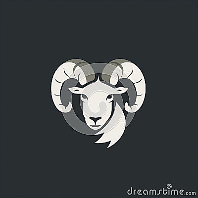 Aggressive Sheep Logo: Modern, Stylized, Simple Vector Design Royalty ...
