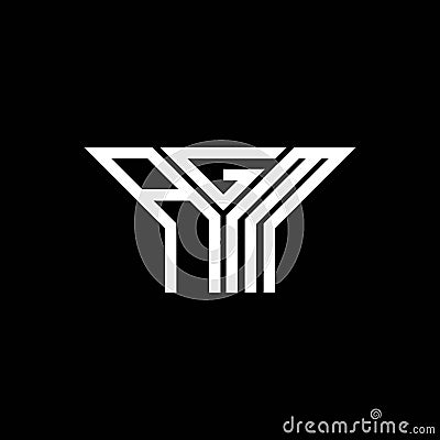 AGM Letter Logo Creative Design With Vector Graphic, AGM Simple And ...