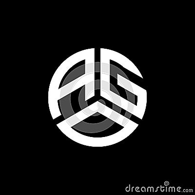 AGO Letter Logo Design On White Background. AGO Creative Initials ...