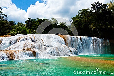 Agua Azul Waterfall Royalty Free Stock Images - Image: 30951939