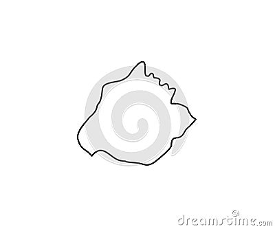 Aguascalientes Outline Map Mexico State Cartoon Vector | CartoonDealer ...