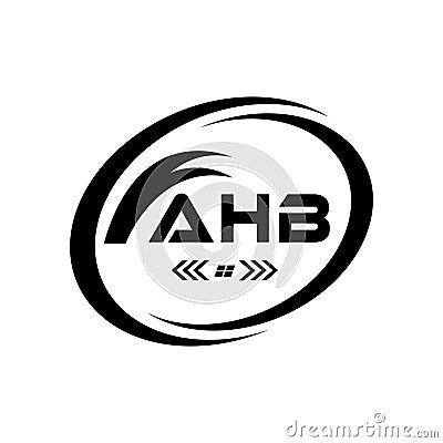 AHB Letter Logo Design. AHB Simple And Modern Monogram Logo. Abstract ...