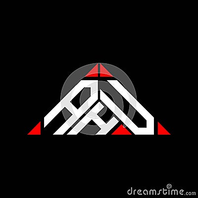 AHU Letter Logo Creative Design With Vector Graphic, AHU ...