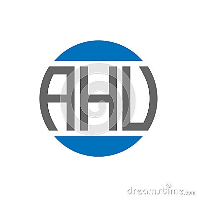 AHU Letter Logo Design On White Background. AHU Creative Initials ...