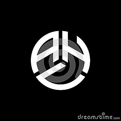 AHU Letter Logo Design On White Background. AHU Creative Initials ...