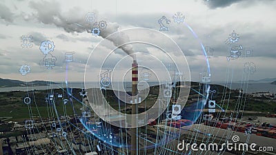 AI Artificial Intelligence and Industry Concept. Industrial Technology ...