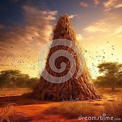 Termite Mound Royalty-Free Illustration | CartoonDealer.com #294987945