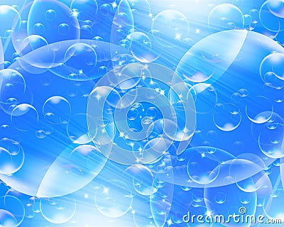 Air Bubbles On A Light Blue Background Royalty Free Stock Photo - Image ...