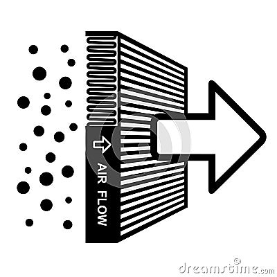 Air Filter Effect Symbol Stock Vector - Image: 44018070