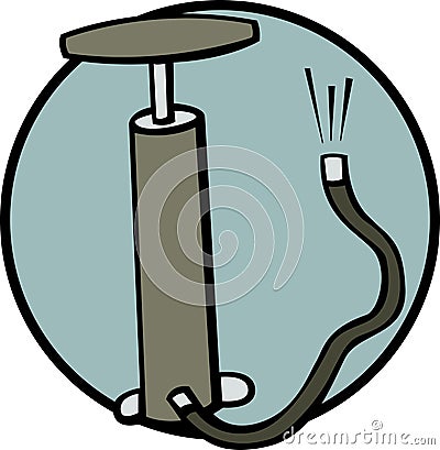 Air Pump Vector Illustration Royalty Free Stock Photography - Image ...