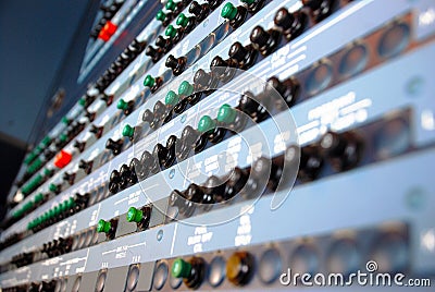 Aircraft Circuit Breakers Panel Royalty Free Stock Photography - Image ...