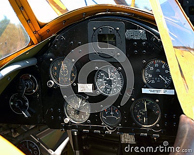 Aircraft Instrument Panel Stock Photography - Image: 8192