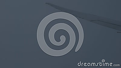 Aircraft Wing Flutter Flying through Clouds Stock Footage - Video of ...