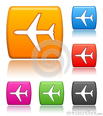 Airplane Icons Royalty Free Stock Photo - Image: 5346365