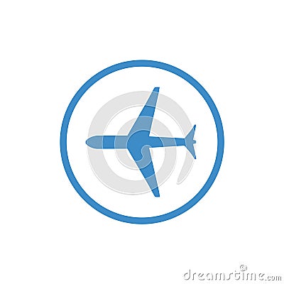 Airplane Mode Symbol Vector Illustration | CartoonDealer.com #161404261