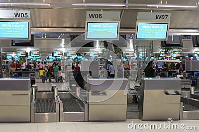 Airport Check-In Stock Image - Image: 3245721