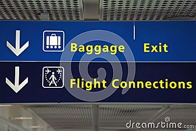 Airport Direction Flight Sign Stock Photography | CartoonDealer.com ...