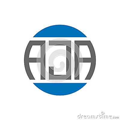 AJA Letter Logo Design On White Background. AJA Creative Initials ...