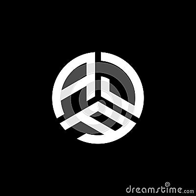 AJA Letter Logo Design On White Background. AJA Creative Initials ...