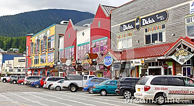 Alaska Downtown Ketchikan Shopping Editorial Image - Image: 29310095