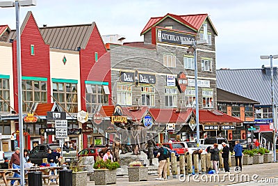 Alaska Tourist Shopping In Downtown Ketchikan Editorial Photo - Image ...