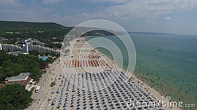 Albena, Bulgaria stock video. Video of water, sight, beach - 78987299