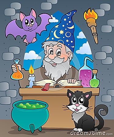 Alchemist Theme Image 2 Vector Illustration | CartoonDealer.com #24893160