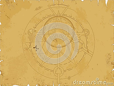 Alchemy Pentagram Vector Illustration | CartoonDealer.com #3913182