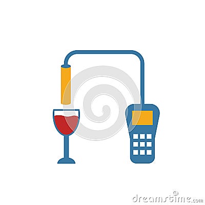Alcohol Sensor Icon. Simple Element From Sensors Icons Collection ...