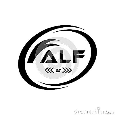 ALF Letter Logo Design. ALF Simple And Modern Monogram Logo. Abstract ...
