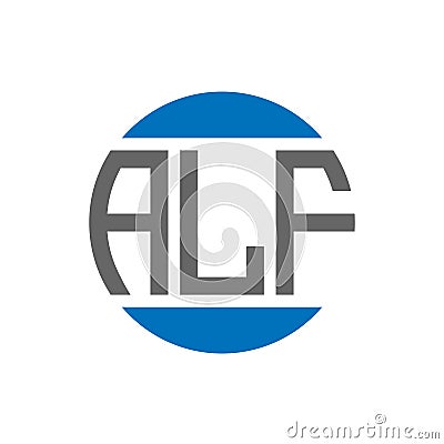 ALF Letter Logo Design On White Background. ALF Creative Initials ...