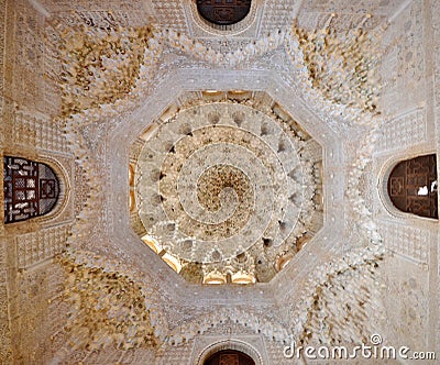 Alhambra Ceiling Royalty-Free Stock Photography | CartoonDealer.com ...