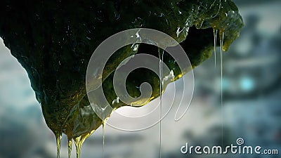 Slime Dripping Alien Egg in Lab Stock Footage - Video of infestation ...