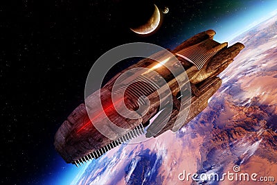 Alien Spaceship Royalty Free Stock Images - Image: 25703959