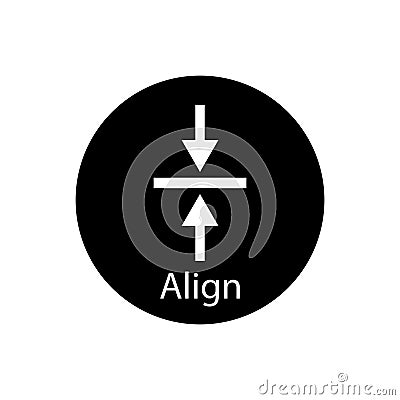 Aligned Icon Vector | CartoonDealer.com #287561134