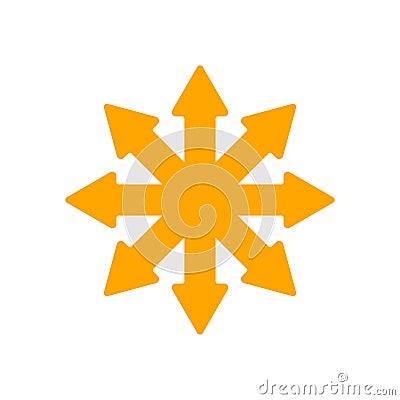 All Directions Arrow Stock Photos - Image: 5725523