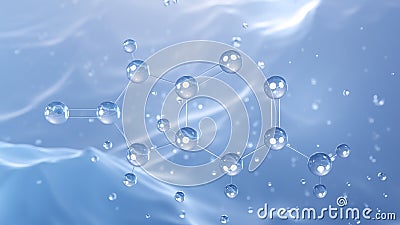 Allantoin Molecular Structure, 3d Model Molecule, Glyoxyldiureide ...