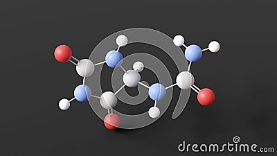 Allantoin Molecule, Molecular Structure, Diureide Of Glyoxylic Acid ...