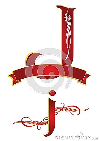 Garnished Gothic Style Font, Letter U Stock Vector - Illustration of ...