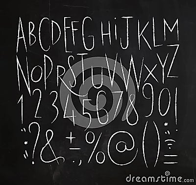 Alphabet Sharp Lines Font Black Vector Illustration | CartoonDealer.com ...