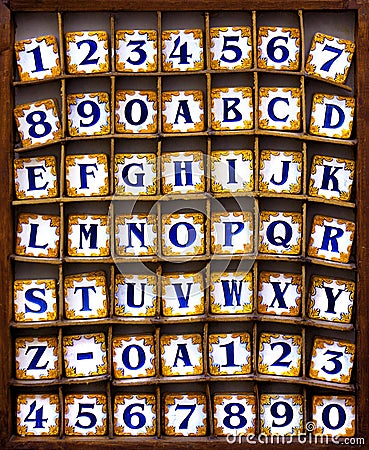 Alphabet Tiles Royalty Free Stock Photos - Image: 6056028