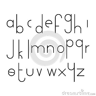Alphabetic Font And Numbers. Vector Typography Abc Letters ...