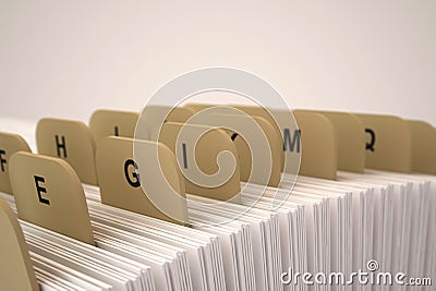 File Folders with Numerical Label Stock Photo - Image of books, number ...